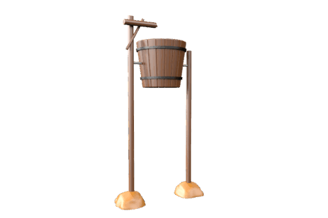Giant wooden tumble bucket | Aquadrolics